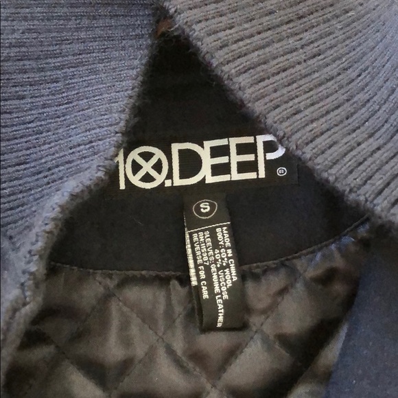10.Deep | Jackets & Coats | Deep Mens Varsity Jacket | Poshmark